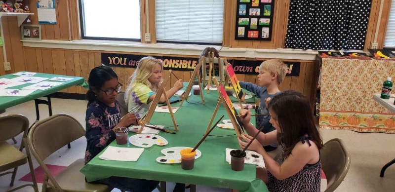 Bowring Public Schools - Artist At Work